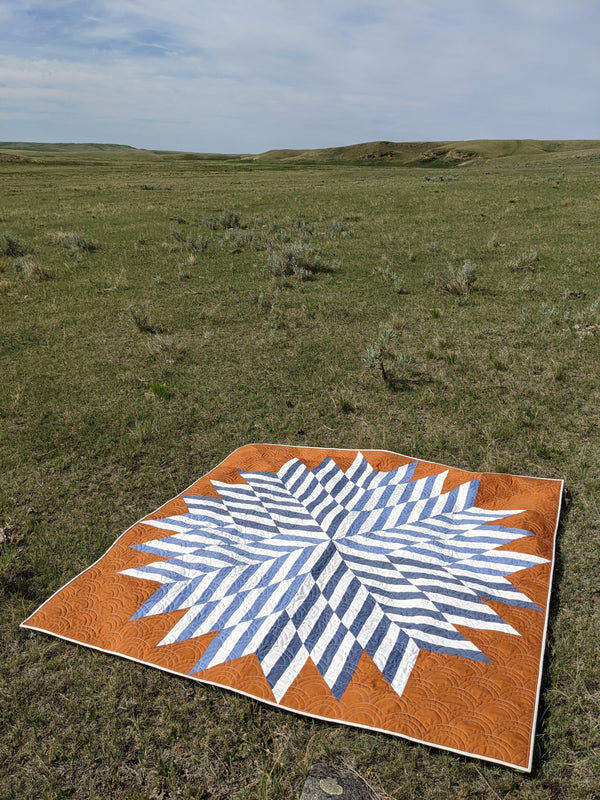 Commonwealth Star Quilt Pattern - PRINTED